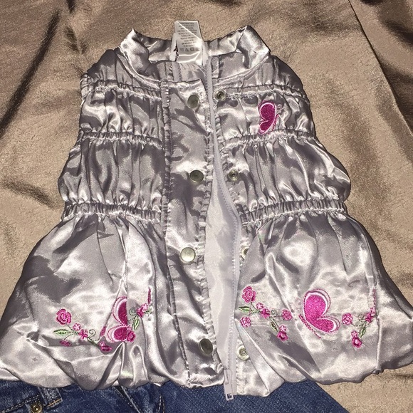 Little Lass | Matching Sets | 2 Month Set Jeans And Vest Outfit | Poshmark